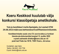 Koeru Keskkool - Avaleht